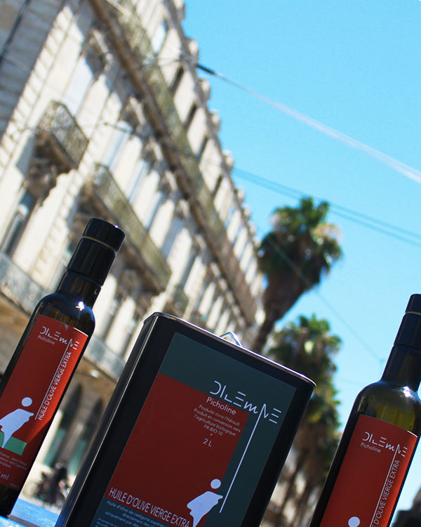 La Picholine, huile d'olive vierge extra goût intense ; DILEMME.bio
